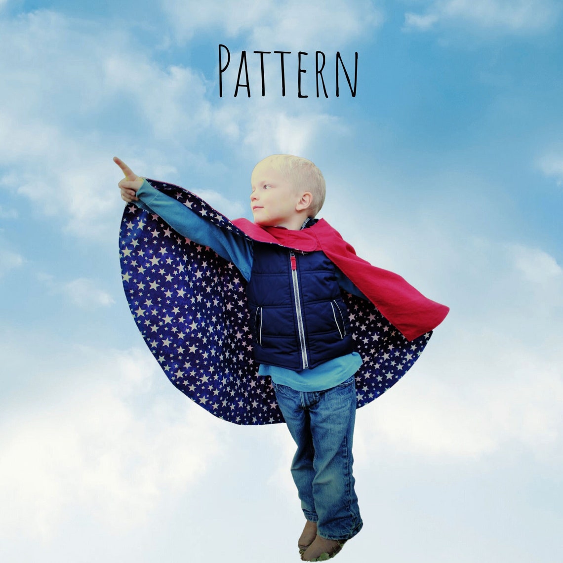 Reversible Cape PDF Pattern/video/tutorial DIY Instant - Etsy