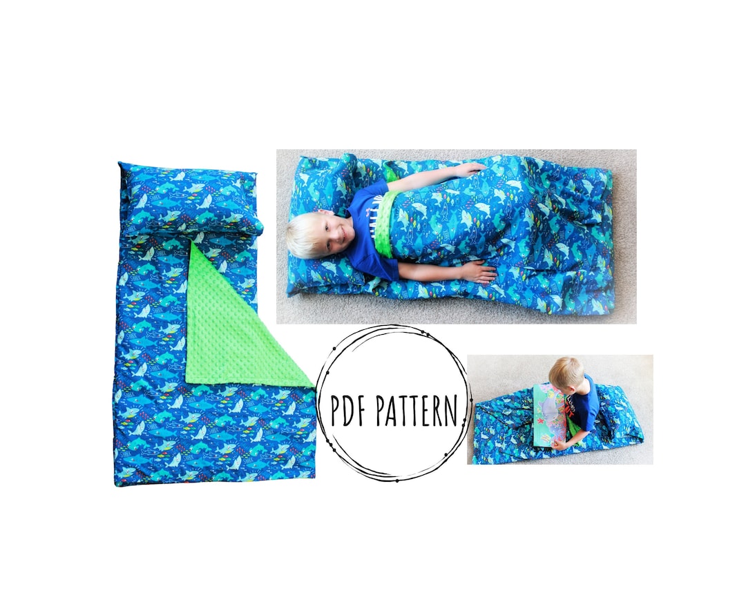 PDF Tutorial + Video Tutorial - Nap Mat Cover With Attached Blanket and ...