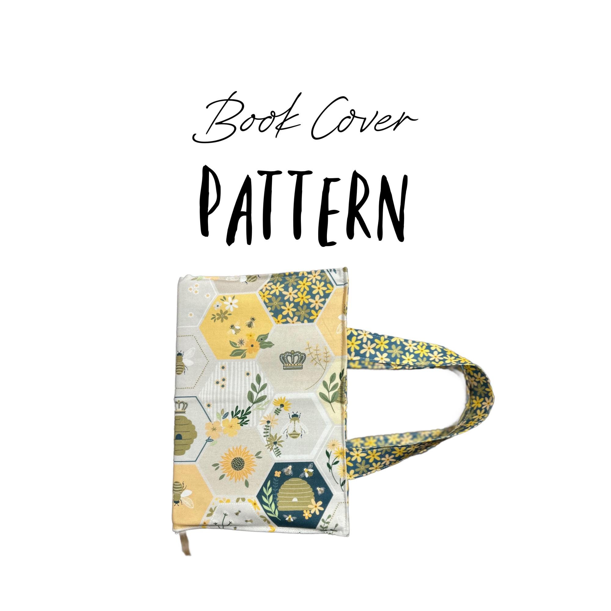 PDF Sewing Tutorial DIY Book Cover With Handles - Formula for Custom ...