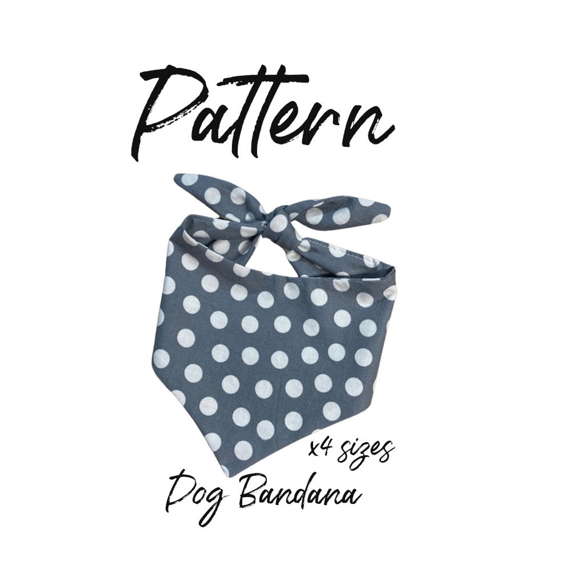 PDF Pattern/tutorial Dog Bandana X5 Sizes Instant Download - Etsy