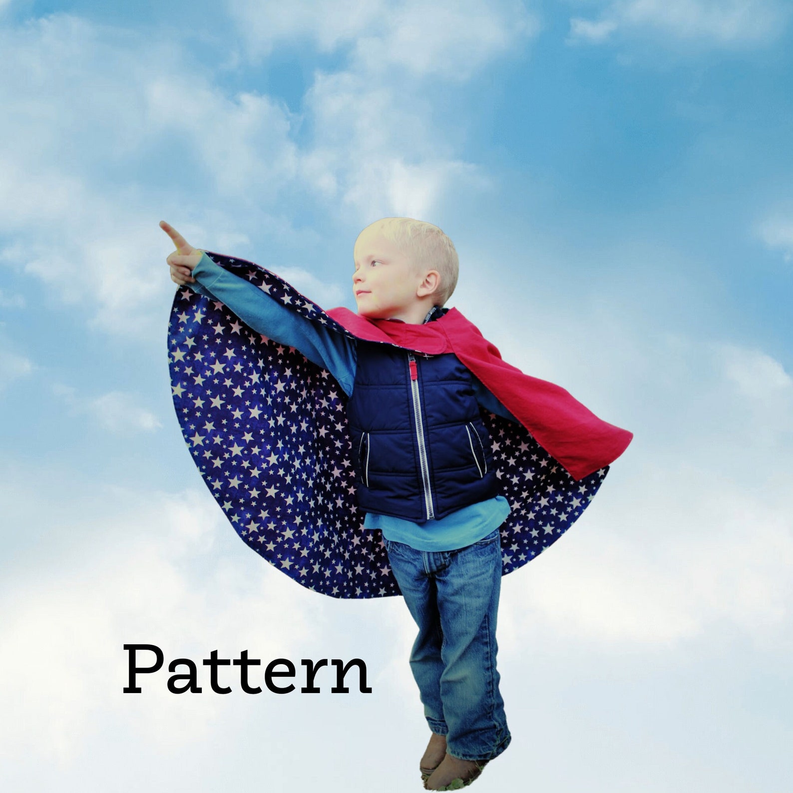 Reversible Cape PDF Pattern/video/tutorial DIY Instant - Etsy