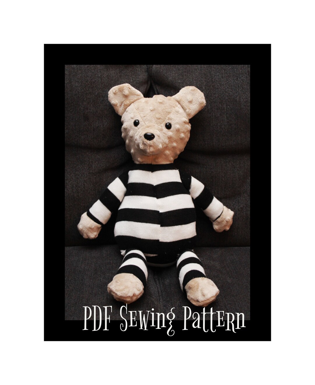 Memory Bear PATTERN - Instant Download - DIY Bear From Loved One's ...
