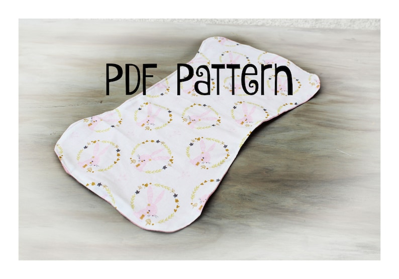 PATTERN Tutorial Baby Burp Cloths Instant Download Step - Etsy