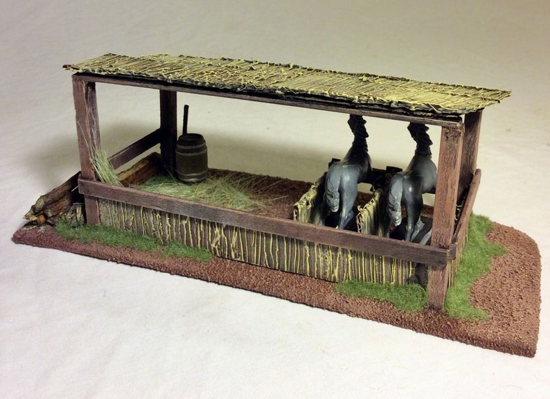 Horse Stable Miniture, 28mm - Etsy Canada