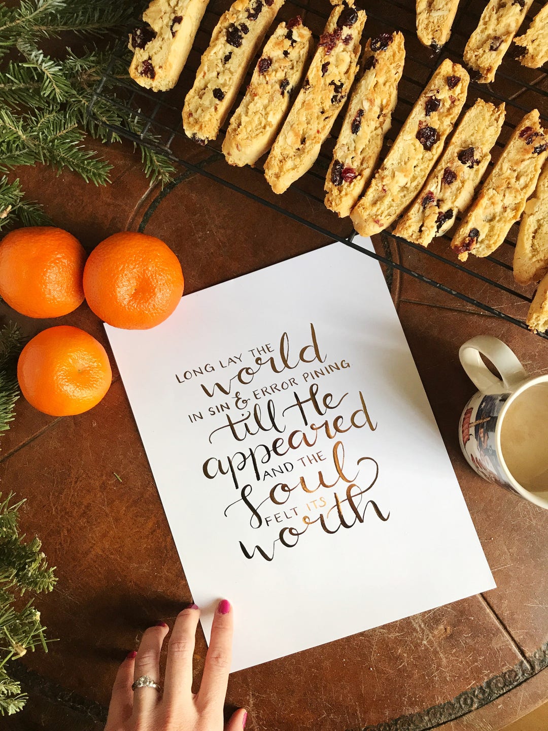 Oh Holy Night Christmas Carol Calligraphy - Etsy