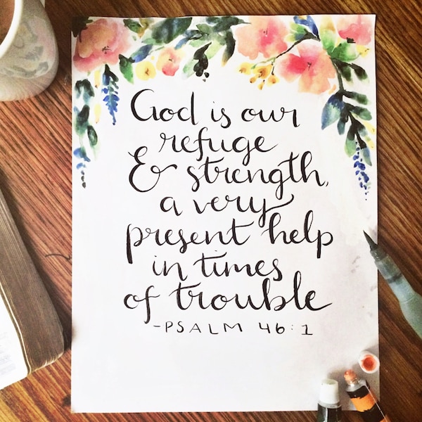 Psalm 46 1 - Etsy