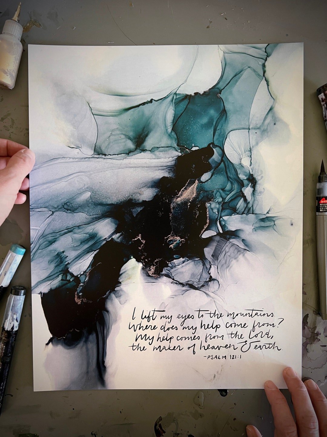 Grief Wall Art Series, Gift for NICU, Grief and Loss Paintings, Bible ...