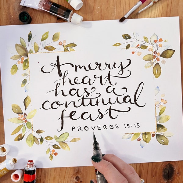Calligraphy Bible Verses - Etsy