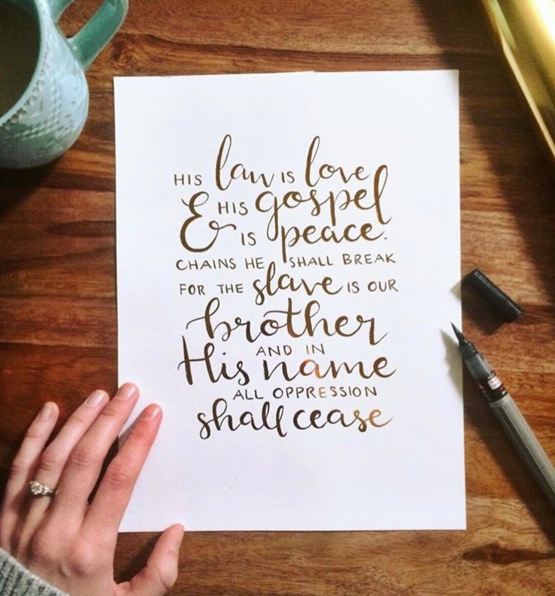 Oh Holy Night Christmas Carol Calligraphy - Etsy