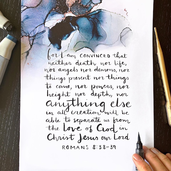 Romans 8 38 39 - Etsy