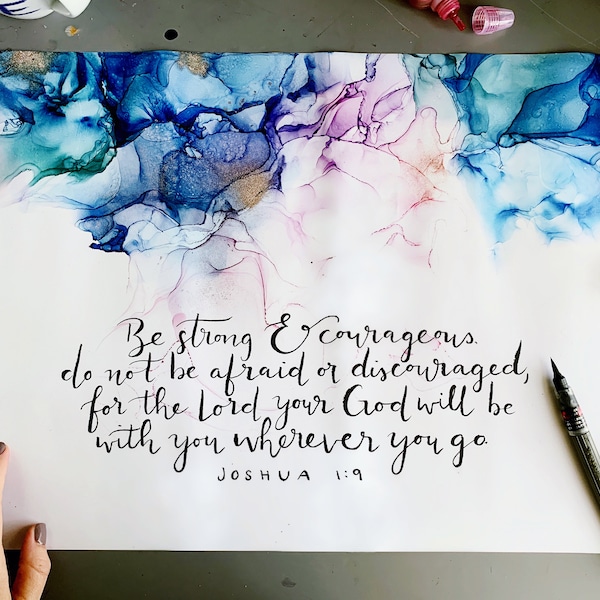 Bible Verse Painting - Etsy