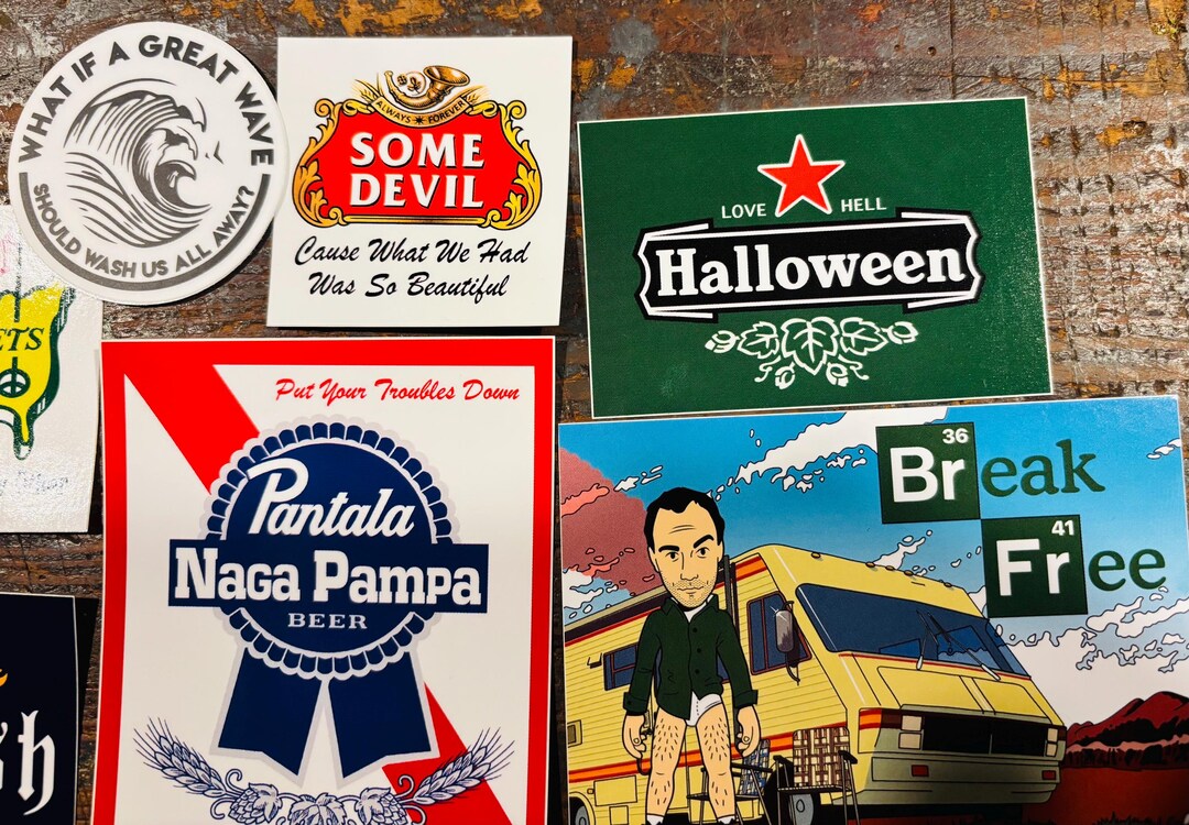 Parody Sticker Pack - Etsy