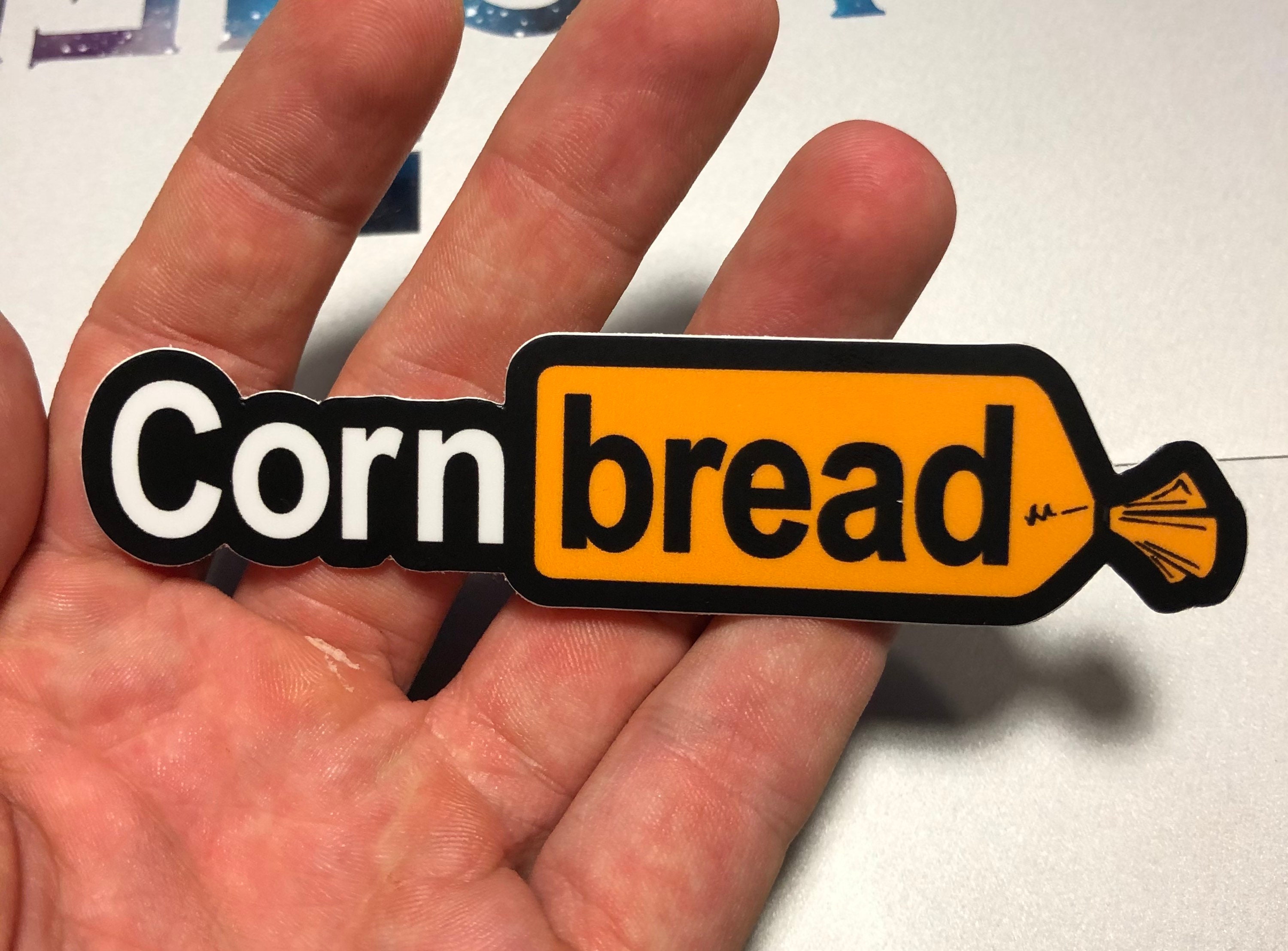 Cornbread Sticker | Etsy