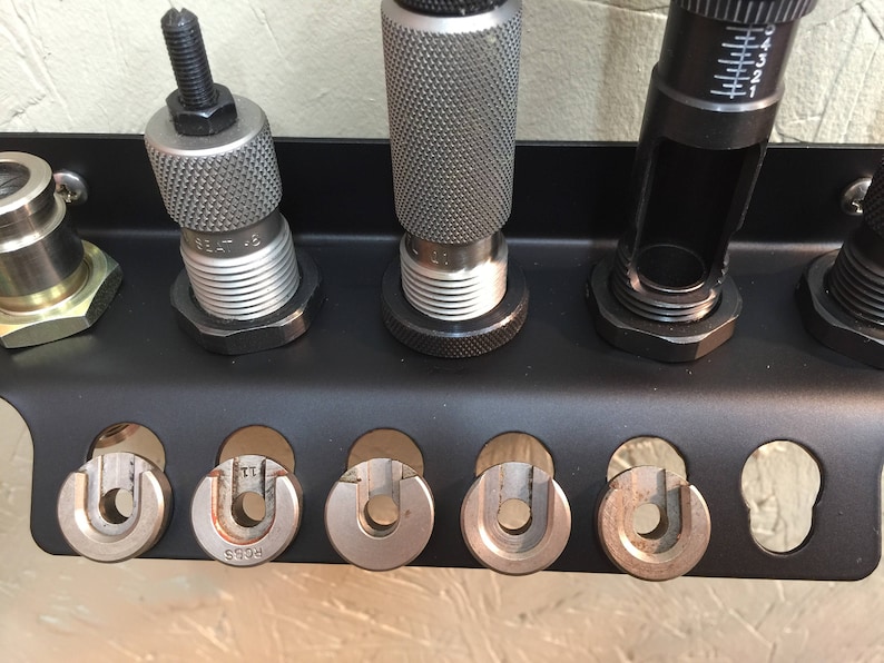 Reloading Die Shellholder (standard 7/8" Dies) Wall Mount Rack Storage ...