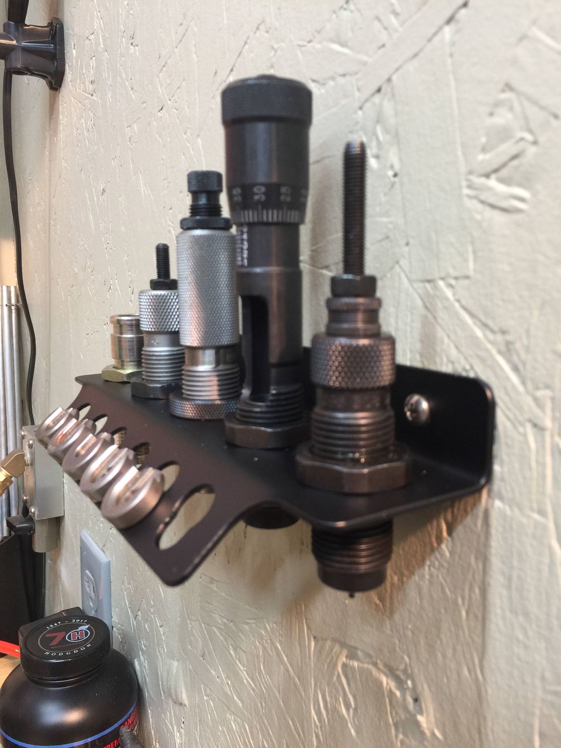 Reloading Die Shellholder (standard 7/8" Dies) Wall Mount Rack Storage ...