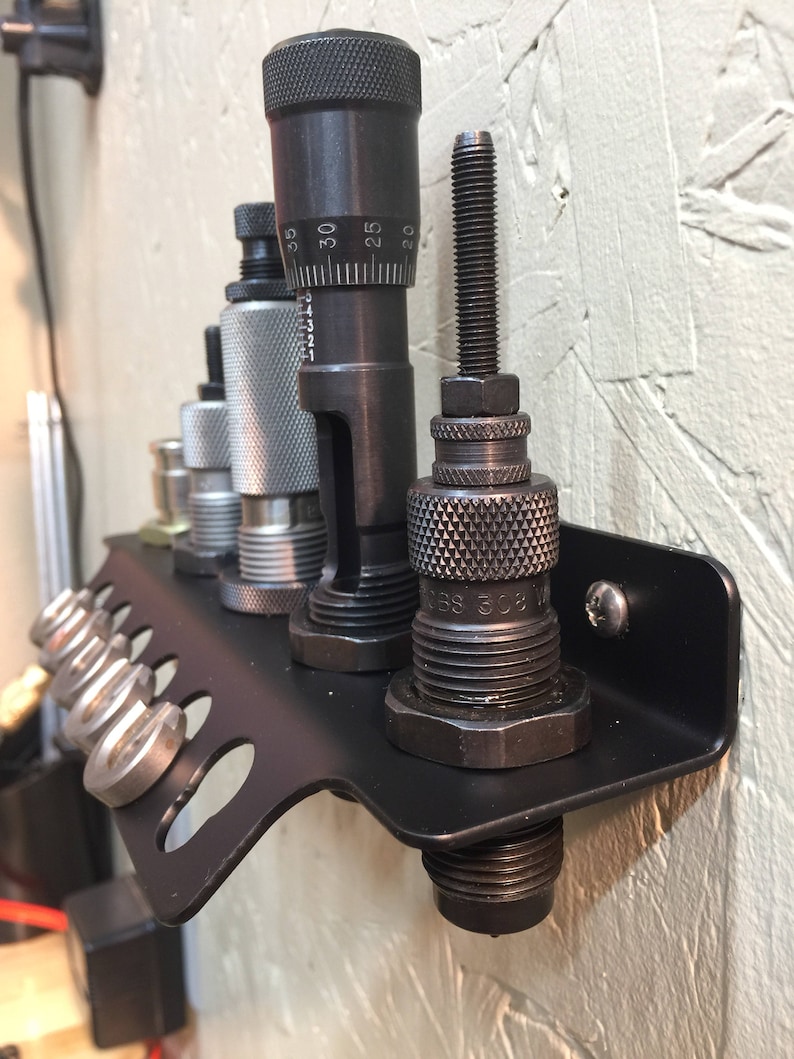 Reloading Die Shellholder (standard 7/8" Dies) Wall Mount Rack Storage ...