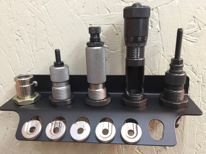 Reloading Die Shellholder (standard 7/8" Dies) Wall Mount Rack Storage ...