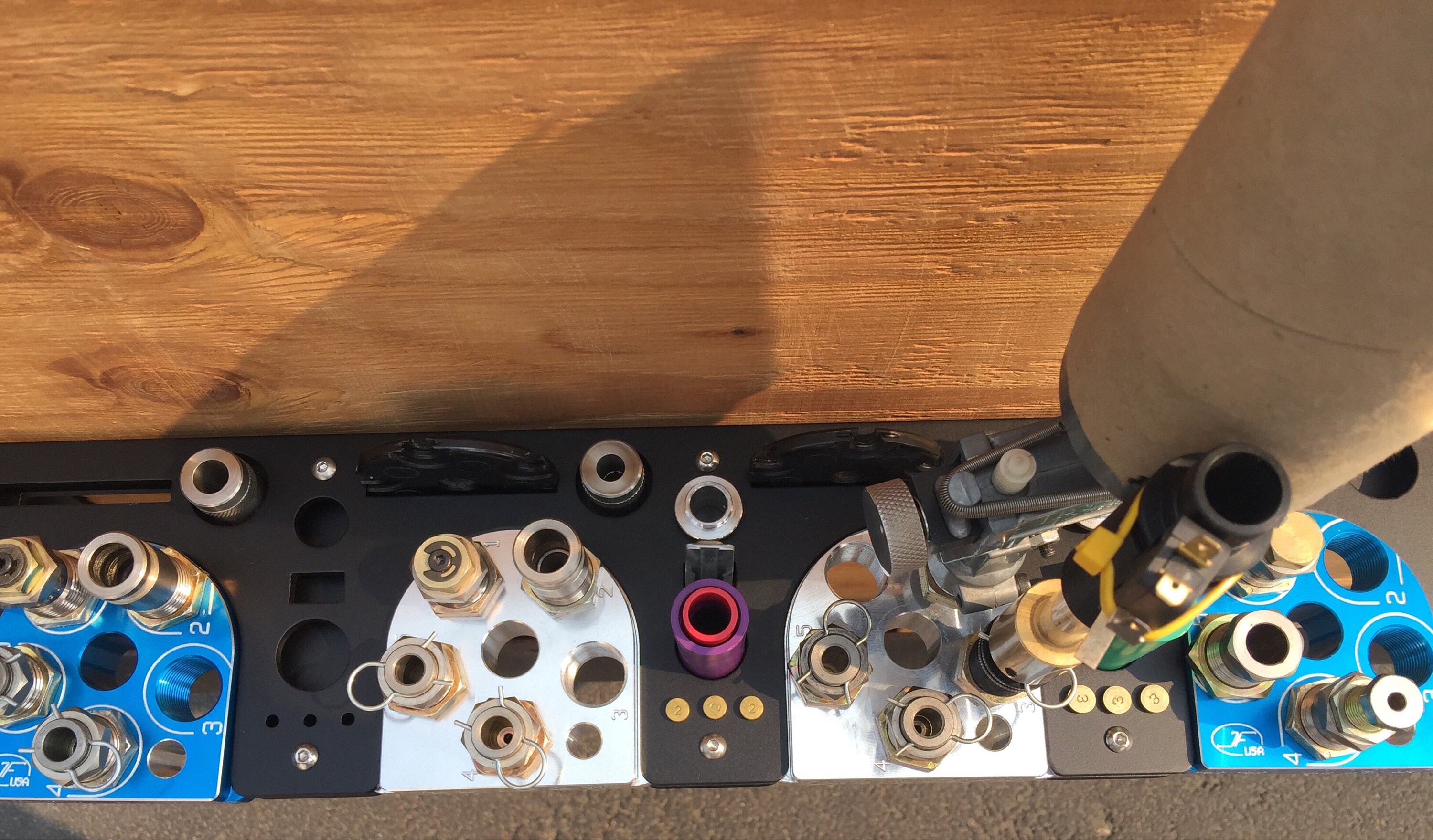 Dillon XL650 PRO MODEL Toolhead Rack 5-place Bench Mount or Wall ...