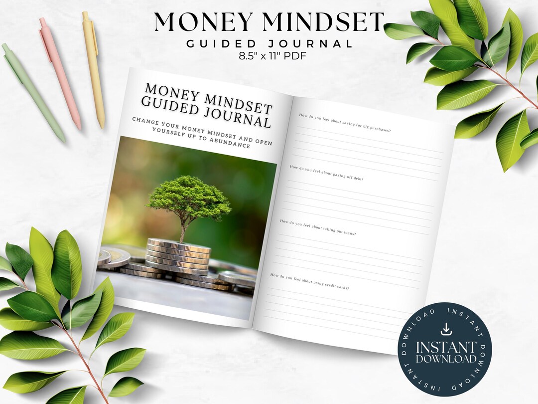 Money Mindset Journal, Goodnotes Digital & Printable Pdfs, Finance ...