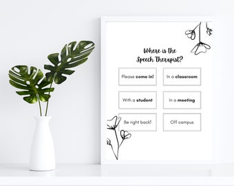 Modern Where is the School Social Worker Sign, Where is the Counselor ...
