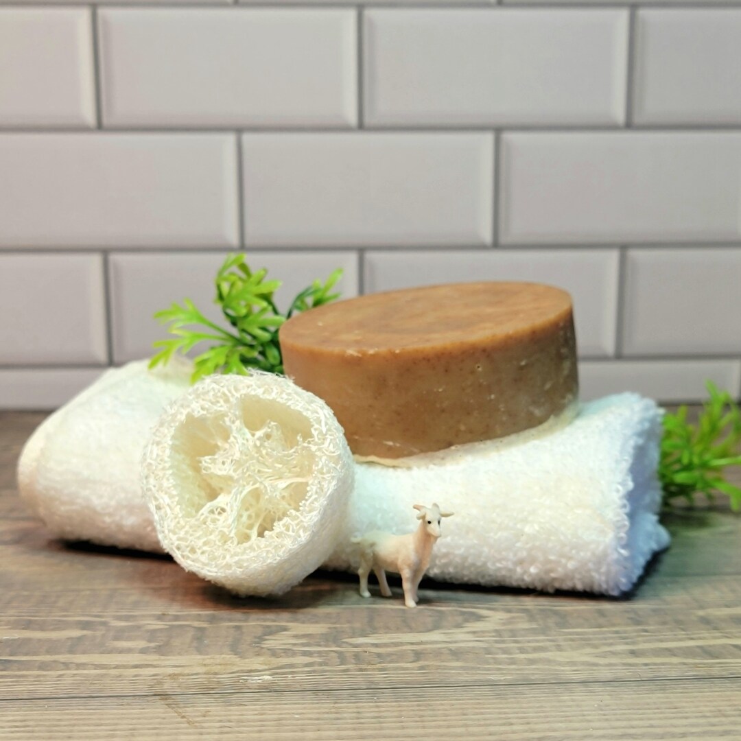 Lemon Verbena Goat Milk Loofah Soap, Loofah Soap, Lemon Soap ...
