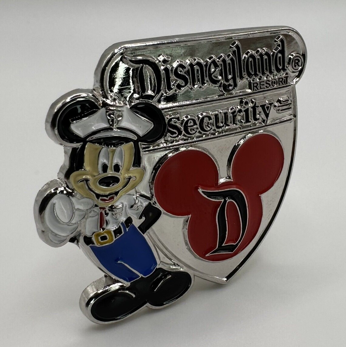 Disneyland Security Badge-mickey Mouse Enamel PIN - Etsy