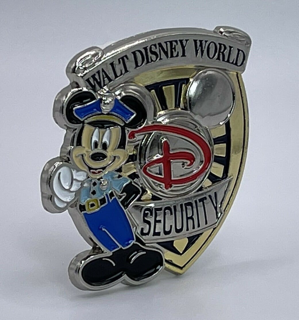Disney Security Badge-mickey Mouse Enamel PIN - Etsy