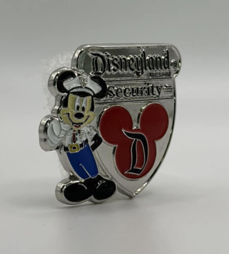 Disneyland Security Badge-mickey Mouse Enamel PIN - Etsy