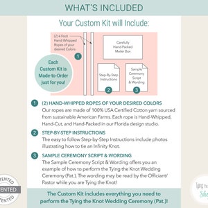 Tying the Knot Wedding Ceremony Kit, Unity Ceremony, Wedding Ceremony ...