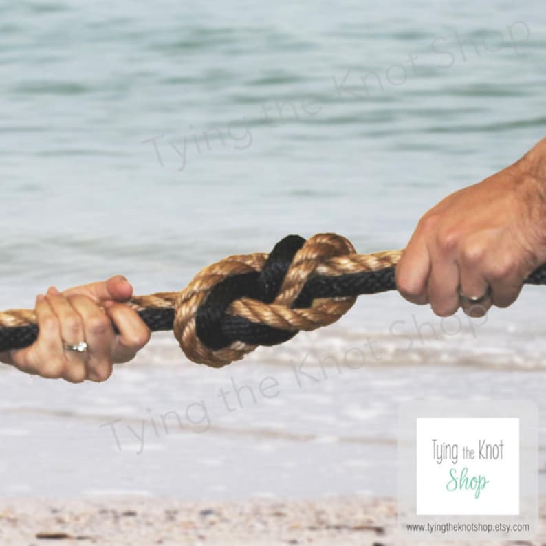 Tying the Knot Wedding Ceremony Kit Infinity Knot Nautical | Etsy