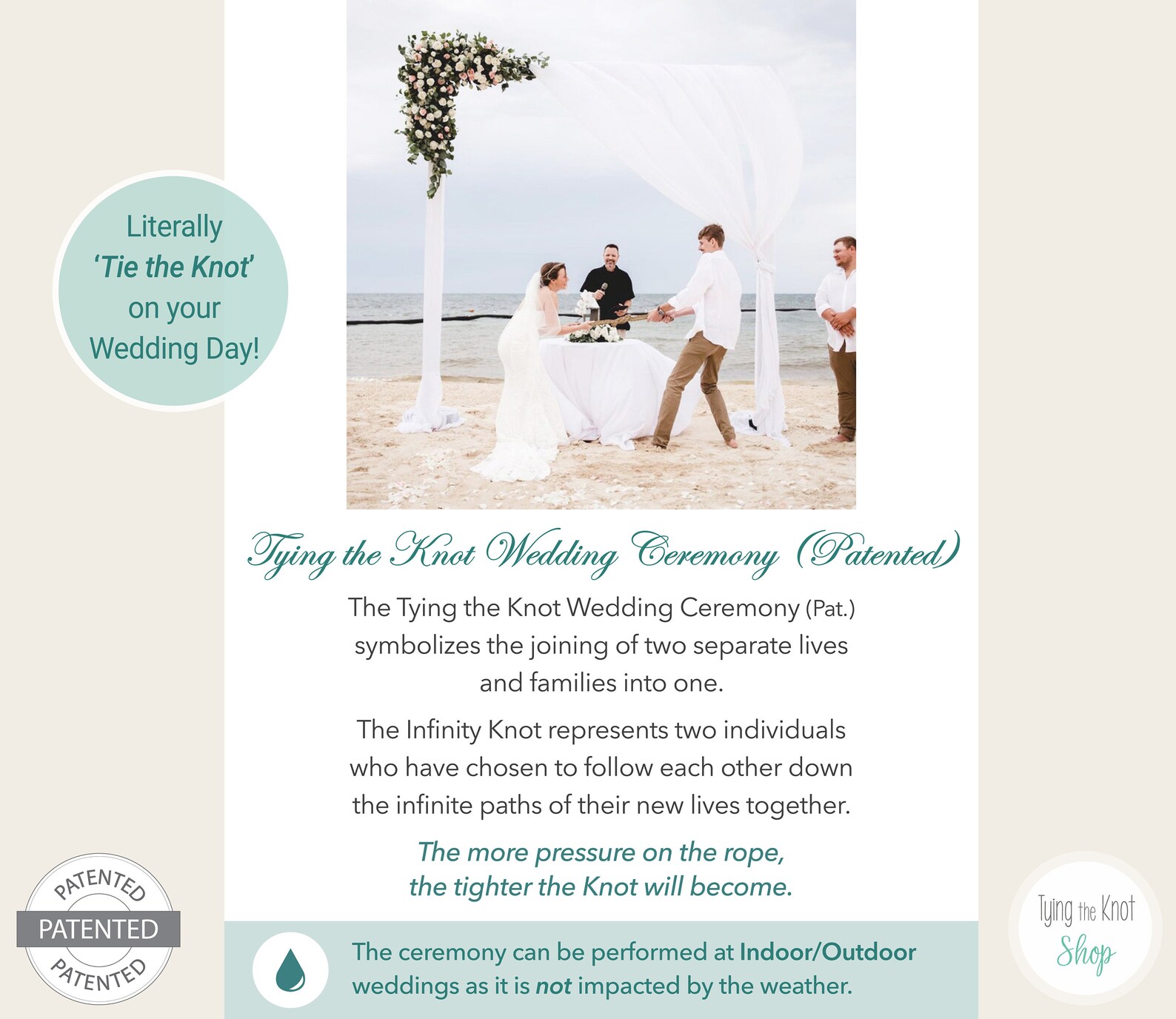 Tying the Knot Wedding Ceremony Kit Unity Ceremony Wedding - Etsy