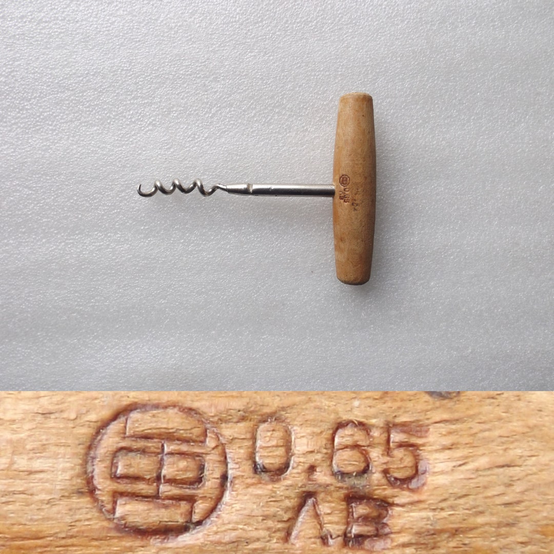 Vintage Corkscrew USSR Russian Soviet Metal Wood Handle Wine - Etsy