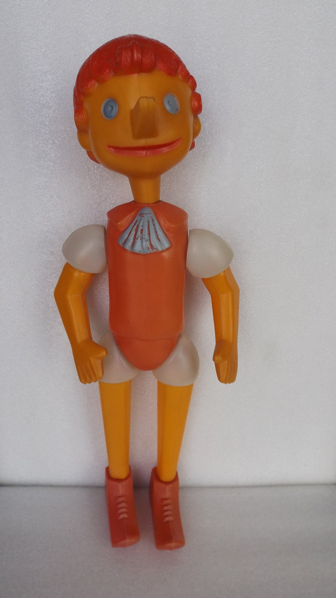 Pinocchio Buratino Plastic Doll 50cm. USSR Soviet Russian Doll Vintage ...