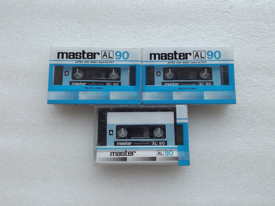 3 X Rare Vintage Audio Cassette MASTER AL90 , Japan , New , Sealed ...