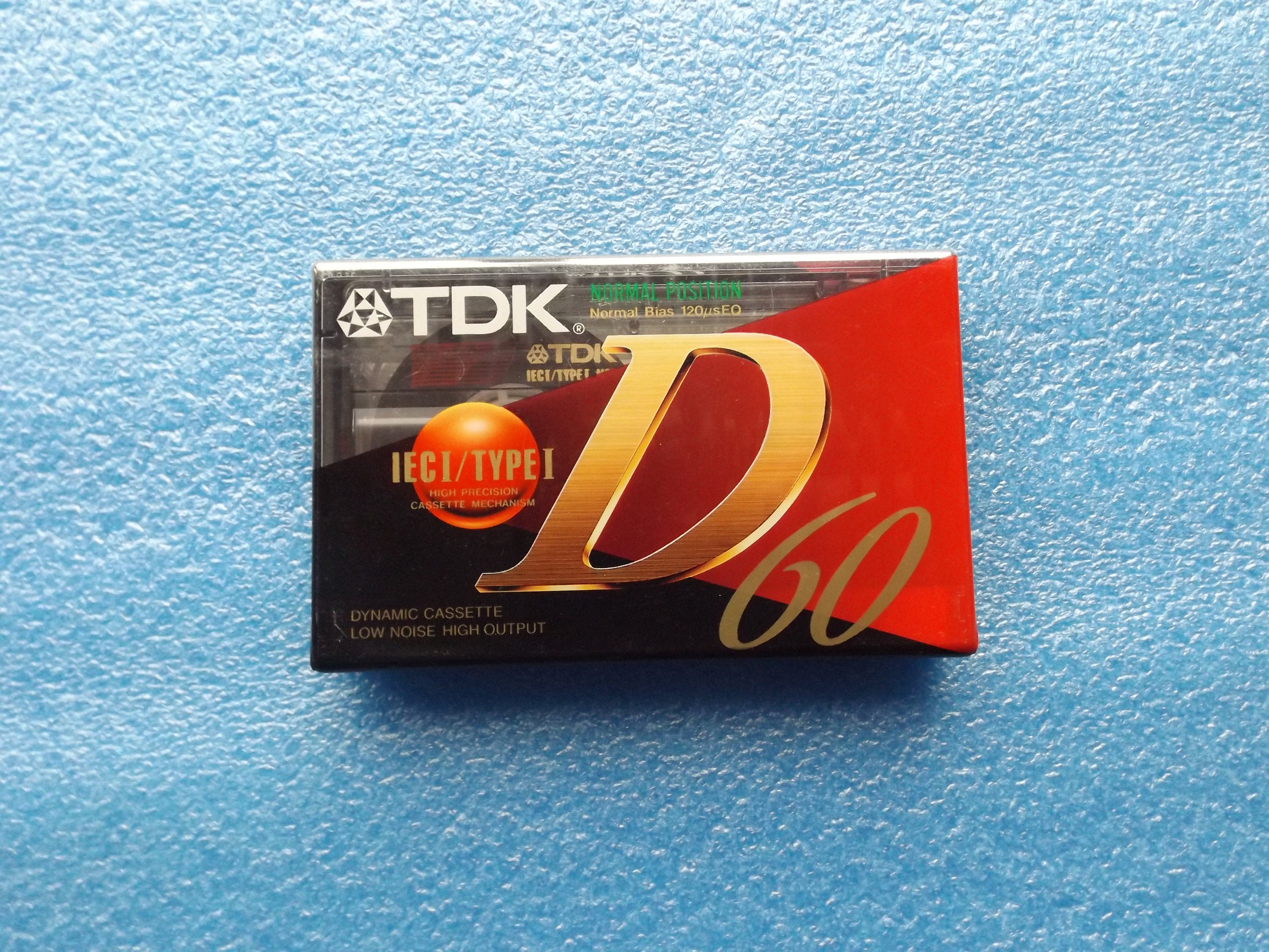 4 X TDK D 60 Vintage Audio Cassette Blank Tape , New , Factory Sealed - Etsy