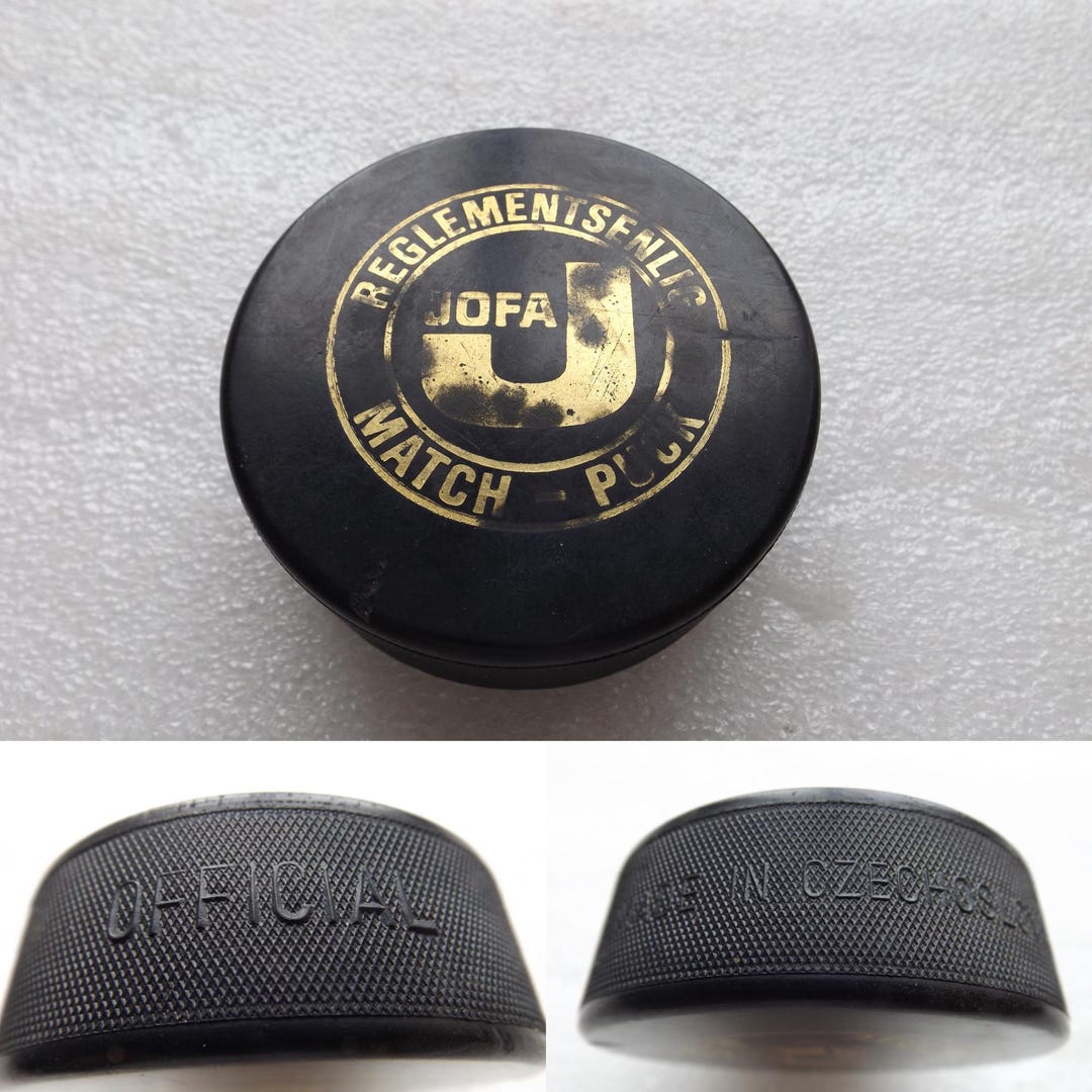 Vintage Jofa Match-puck Hockey Puck , Made in Czechoslovakia 1970s ...