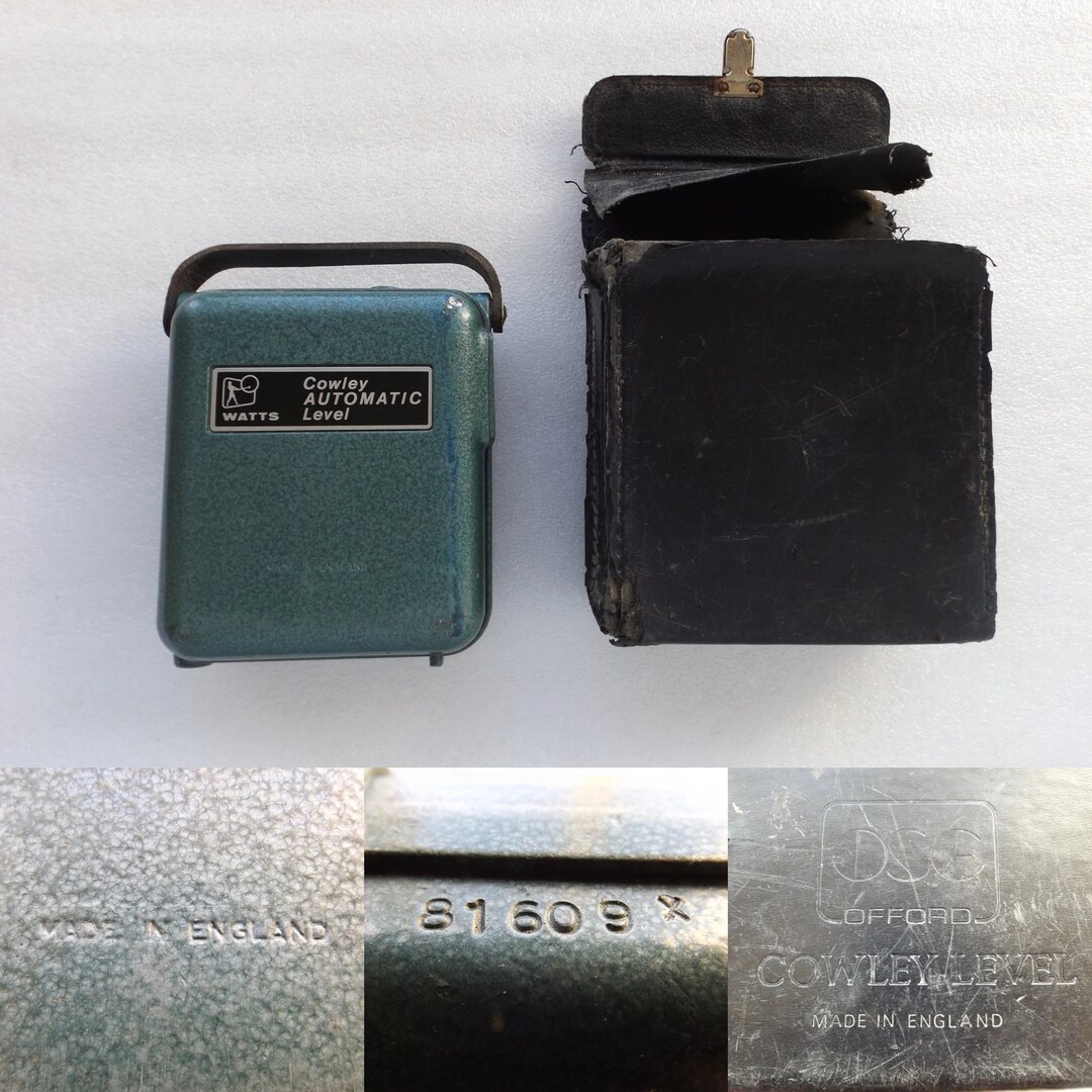 Vintage Watts Cowley Automatic Level, Engineering, Surveying , Made in ...