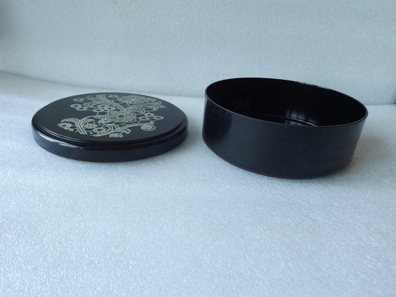 Rare Vintage USSR Bakelite Box , Bakelite Round Box ,… - Gem