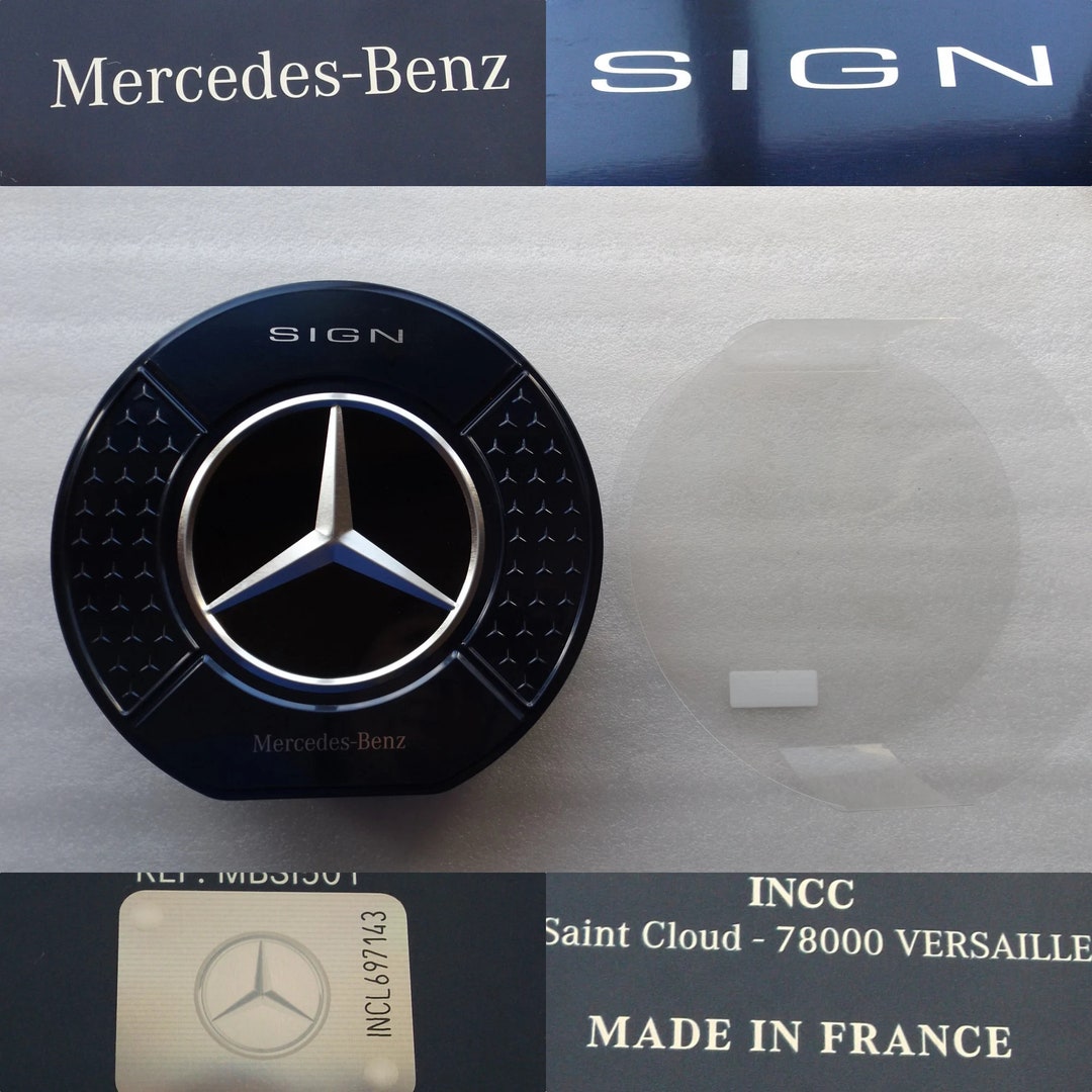 Mercedes-benz Sign Empty Box , *EMPTY BOX ONLY* , Round Metal Box , Tin ...