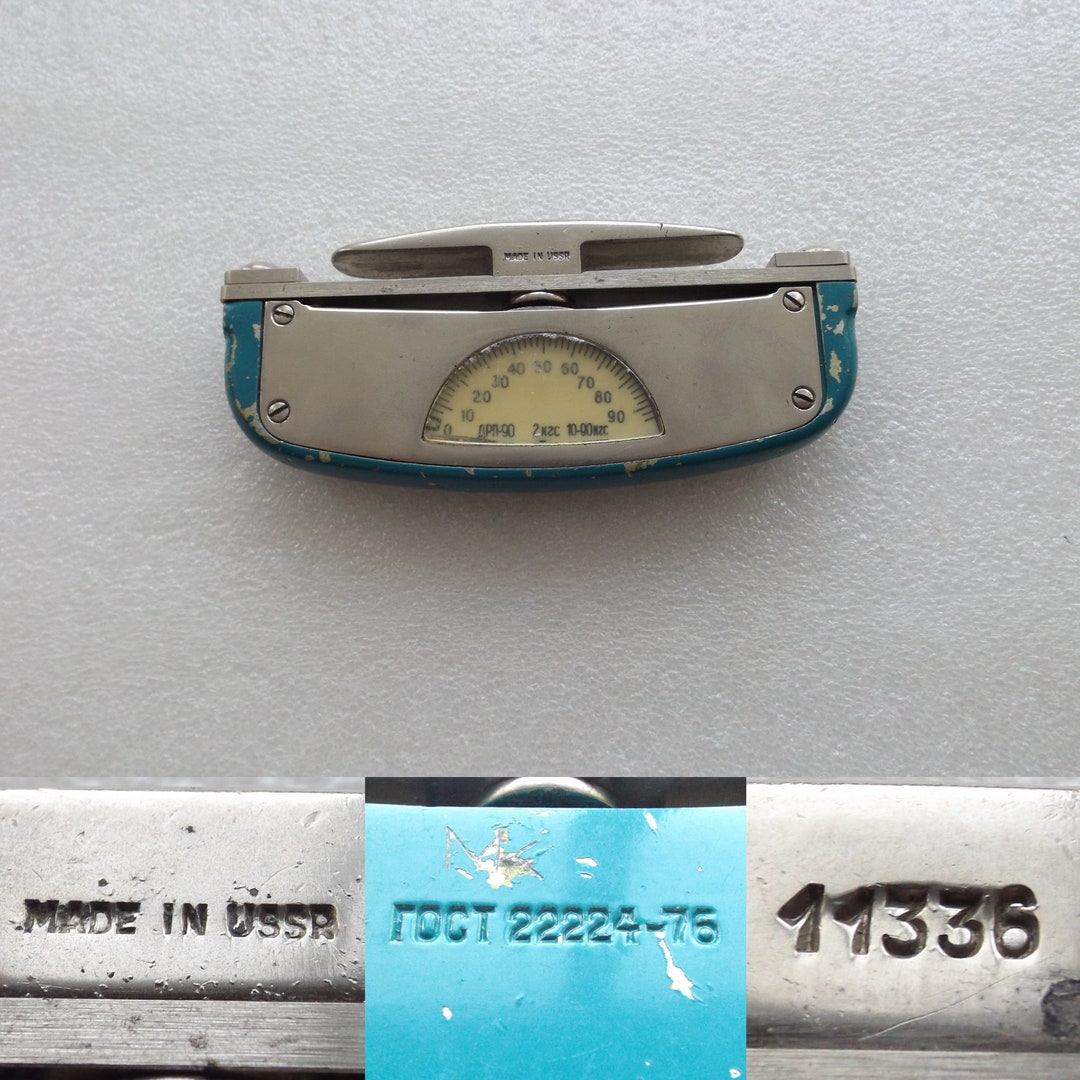 Vintage Dynamometer Medical Mechanical Old USSR Russian Soviet , Free ...