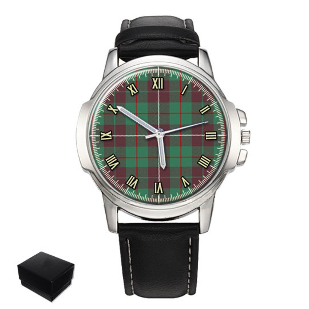 Mackinnon Scottish Clan Tartan Men's Wrist Watch, Birthday, Father's ...