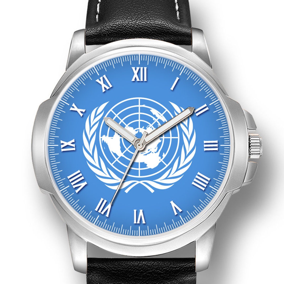 United Nations Un Flag Gents Men's Wrist Watch Birthday Christmas Best ...