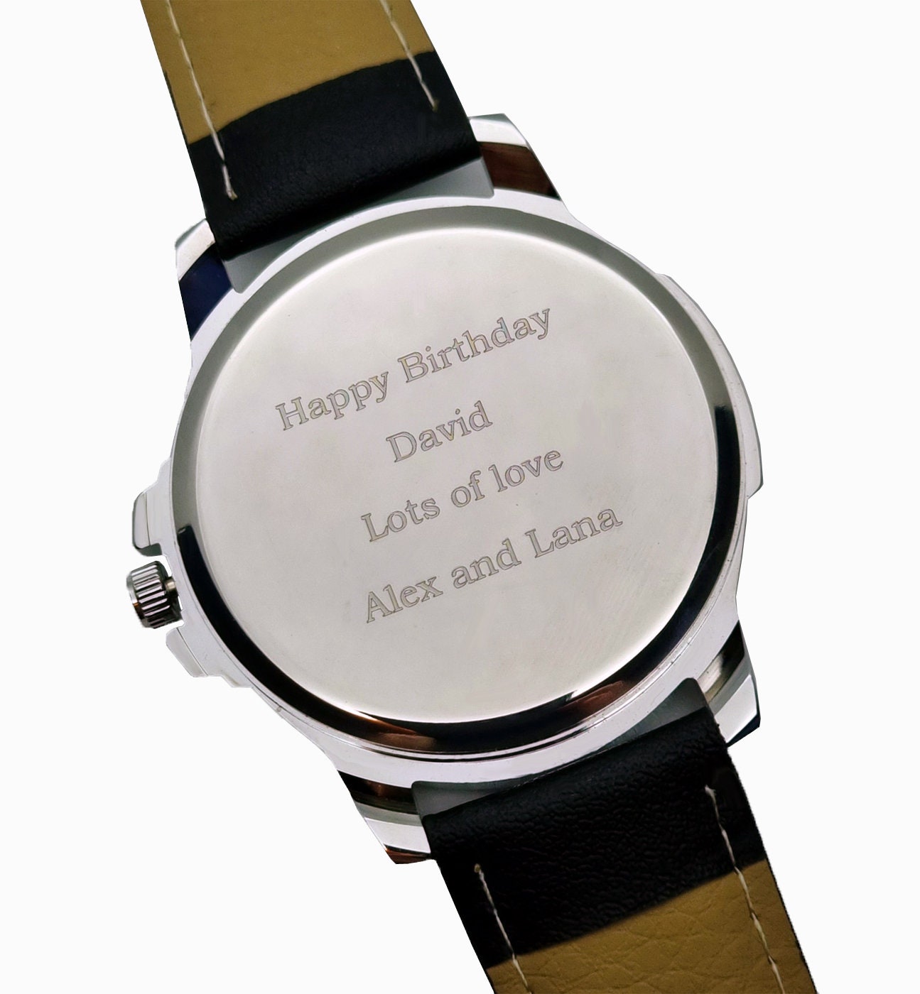 Personalised Birthday Wrist Watch 50th/60th/65th/70th/80th/etc. With ...