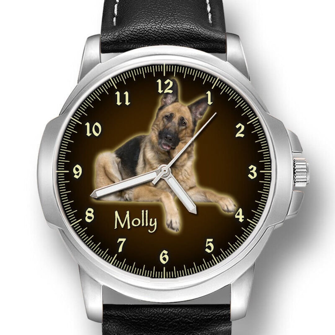 Personalised, Custom Gents Men's Wrist Watch Your Photo, Pets, Dogs ...
