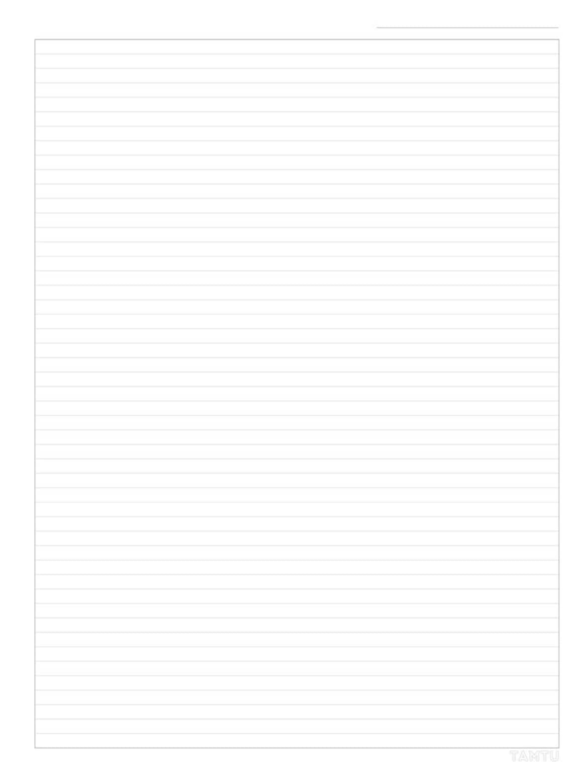 Printable 5mm Lined Paper for Discbound Notebooks - Customizable PDF ...