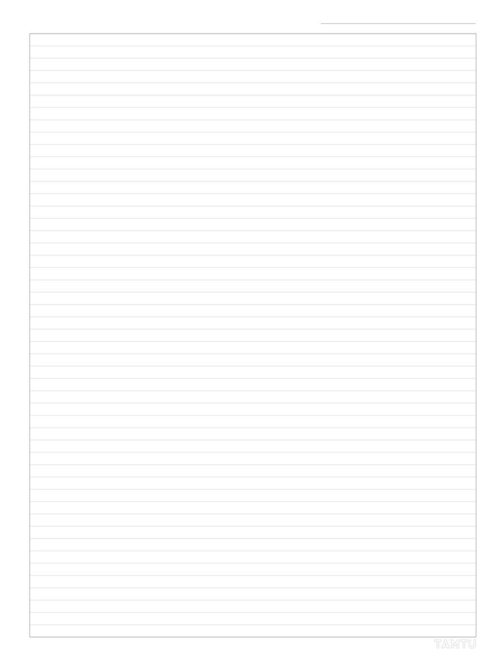 Printable 5mm Lined Paper for Discbound Notebooks - Customizable PDF ...