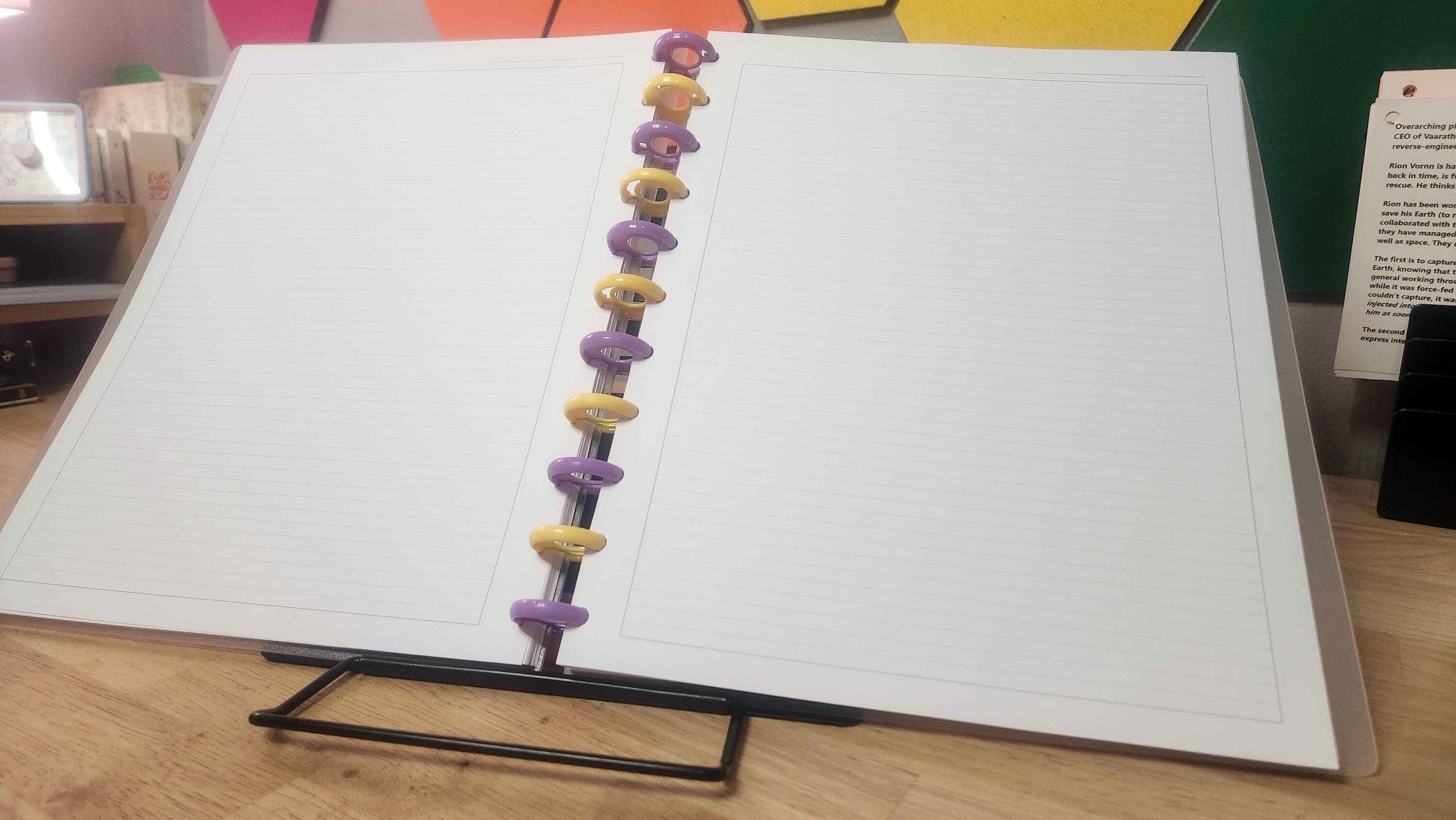 Printable 5mm Lined Paper for Discbound Notebooks - Customizable PDF ...