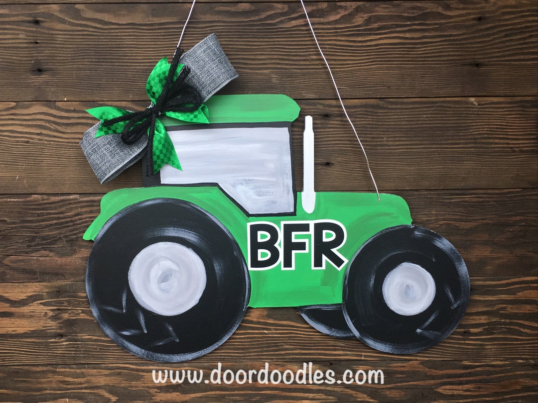 Tractor Front Door Decoration Hanger Hanging Wreath Hang - Etsy
