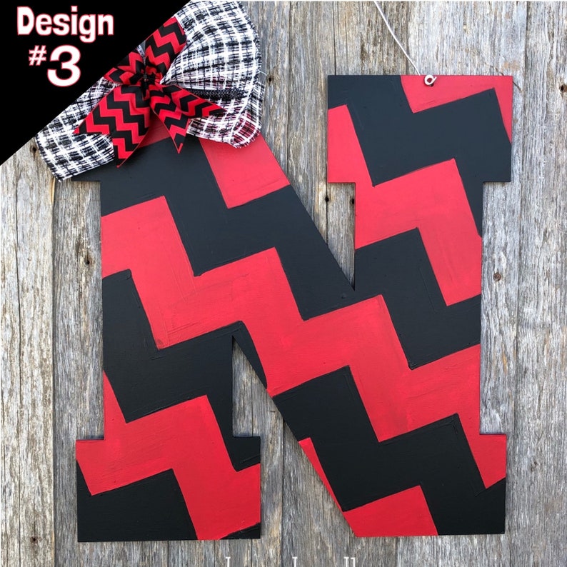 Nebraska N Front Door Hanger Sign - Etsy