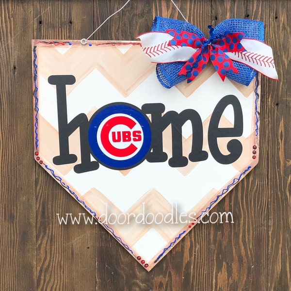 Cubs Door Hanger - Etsy